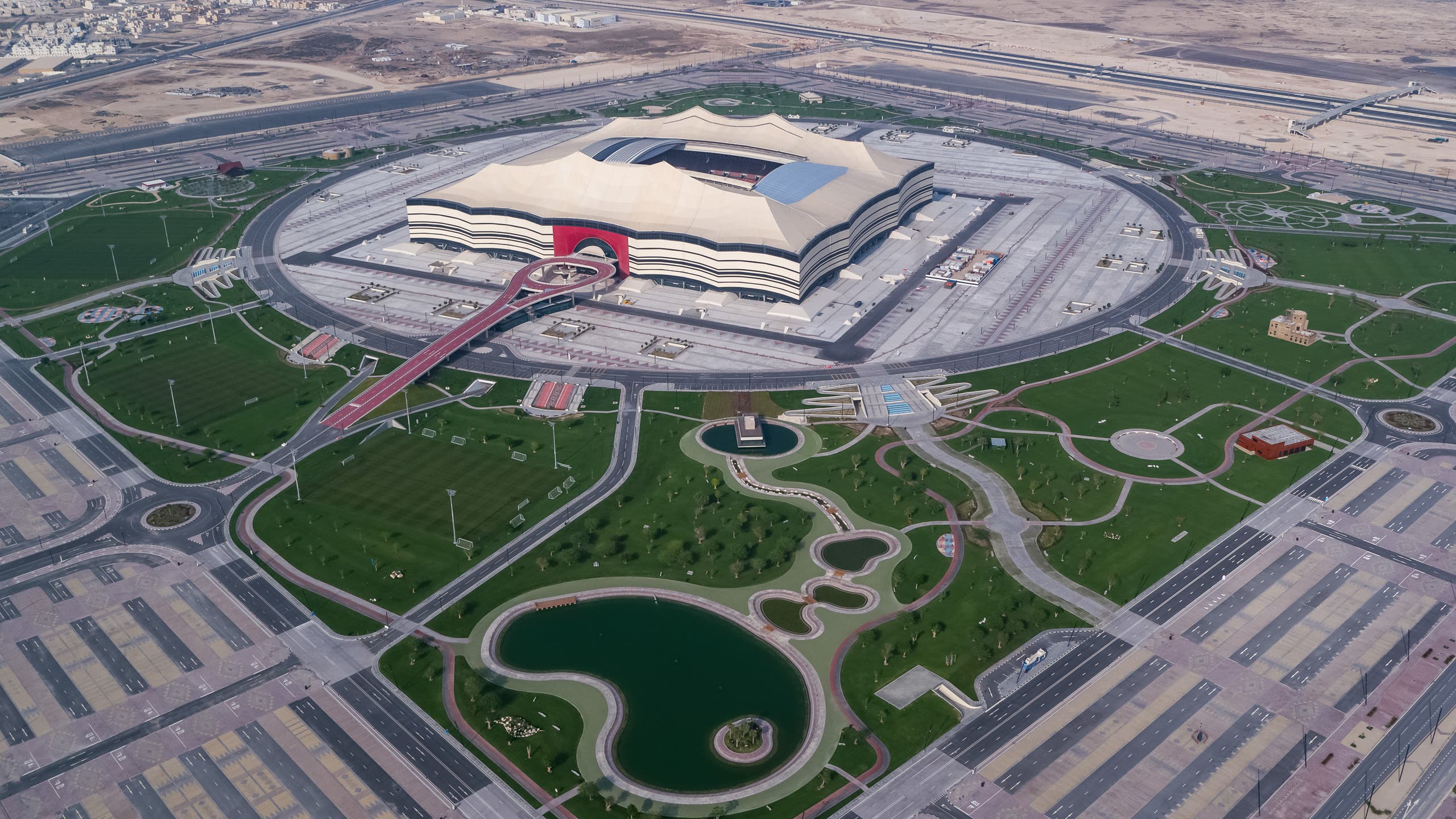Al Bayt Stadium | Shaped like a Bedouin tent | Visit Qatar